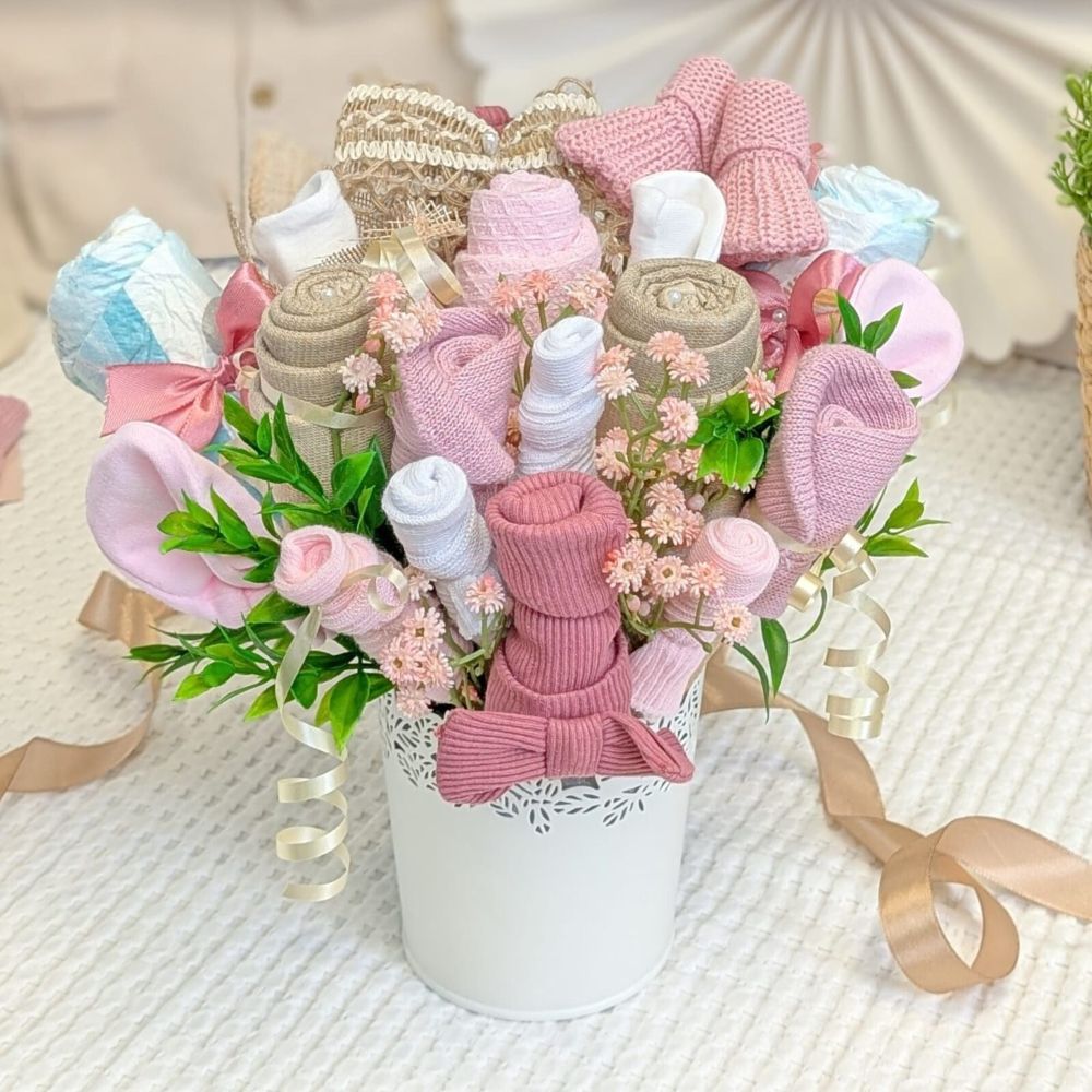 New Baby Flowers - Clothes Bouquets - Bumbles & Boo