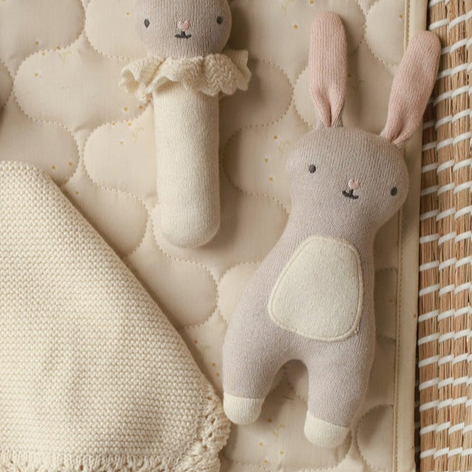 Blushing Bunny Grip Toy - Newborn Baby Toys - Bumbles & Boo