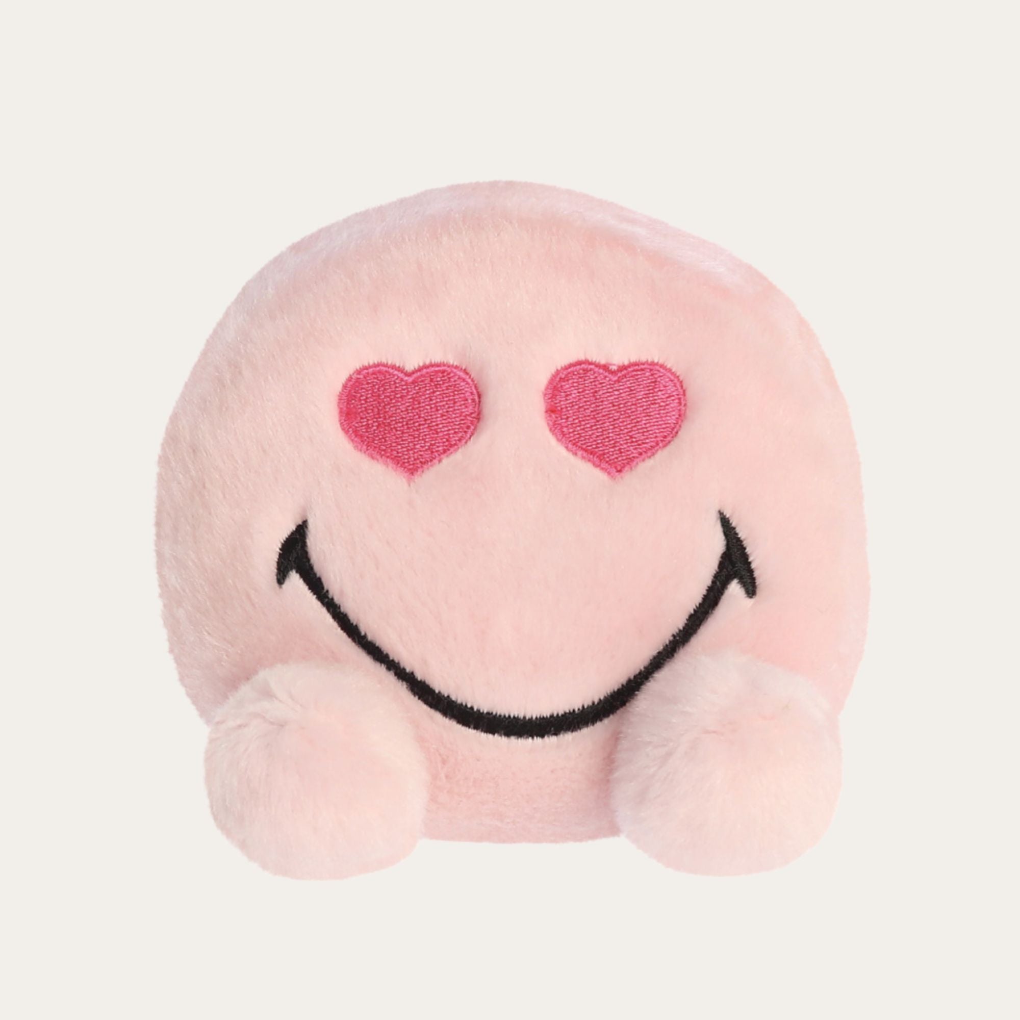 Soft Toy Plush 'Heart Smiley Eyes' Pink Gift – Bumbles & Boo