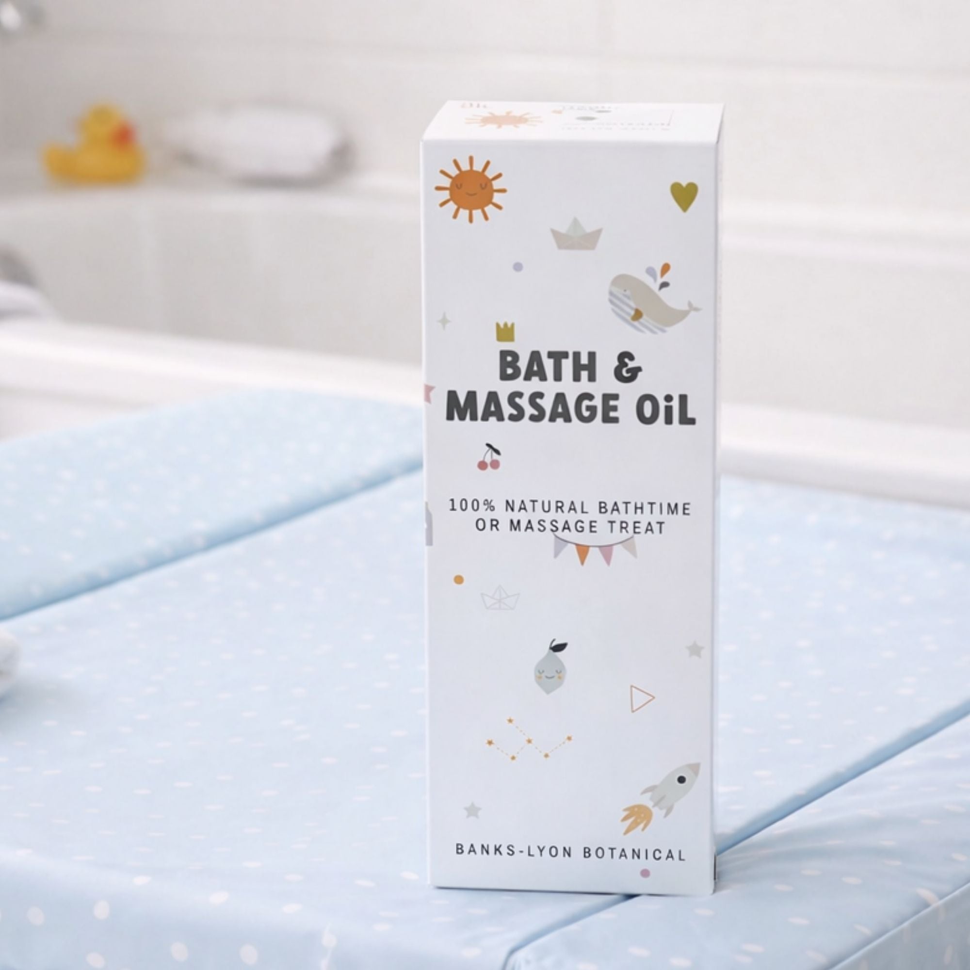 Banks Lyon Baby Bath & Massage Oil (50ml) - Skincare - Bumbles & Boo
