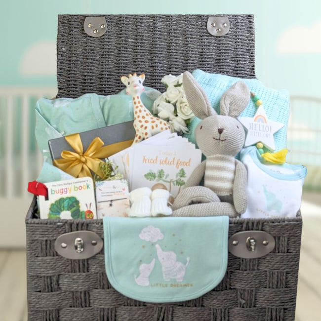 Baby Boy Hampers - Adorable Baskets for Boys - Bumbles & Boo