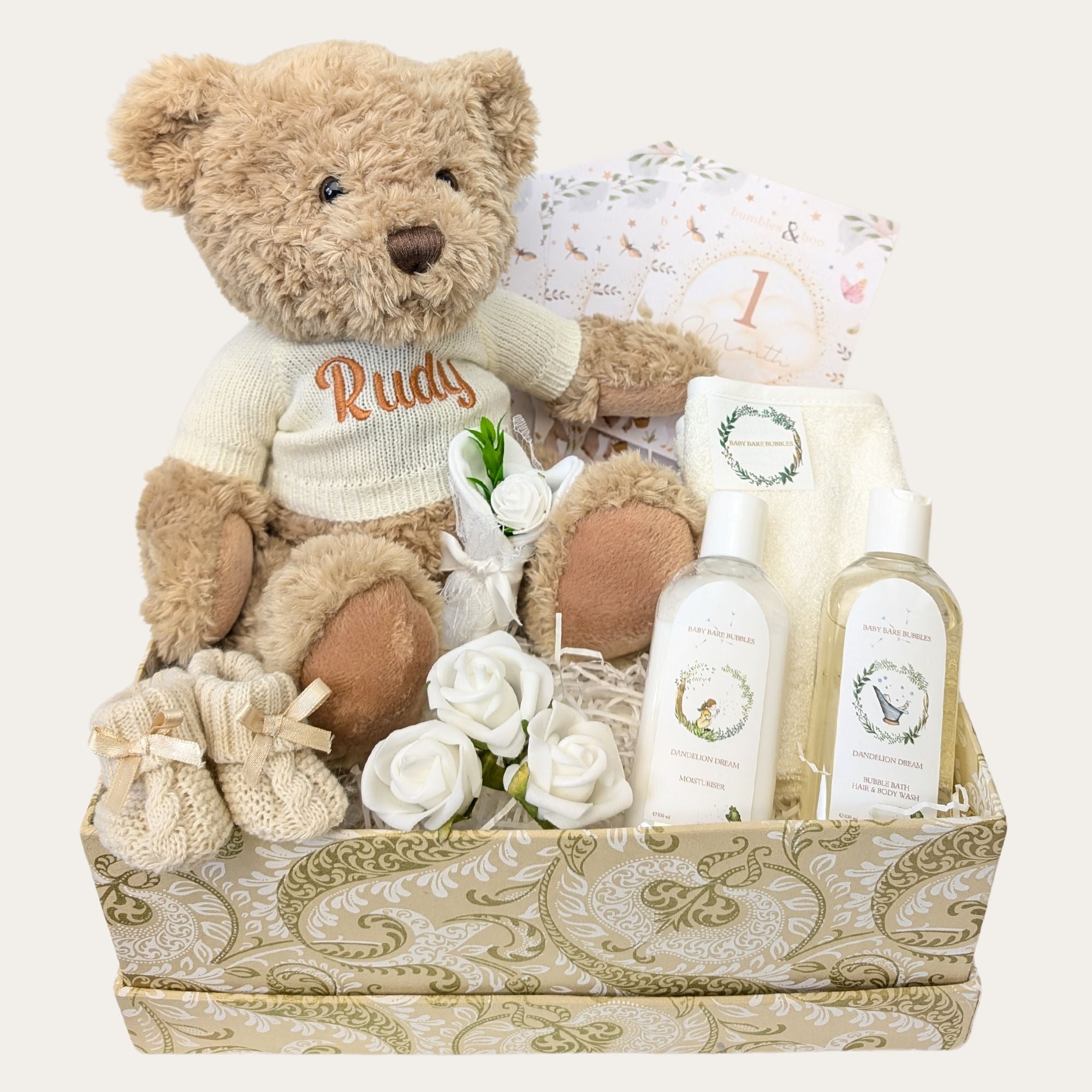 Teddy Hugs Baby Hamper - Unique New Baby Gifts - Bumbles & Boo
