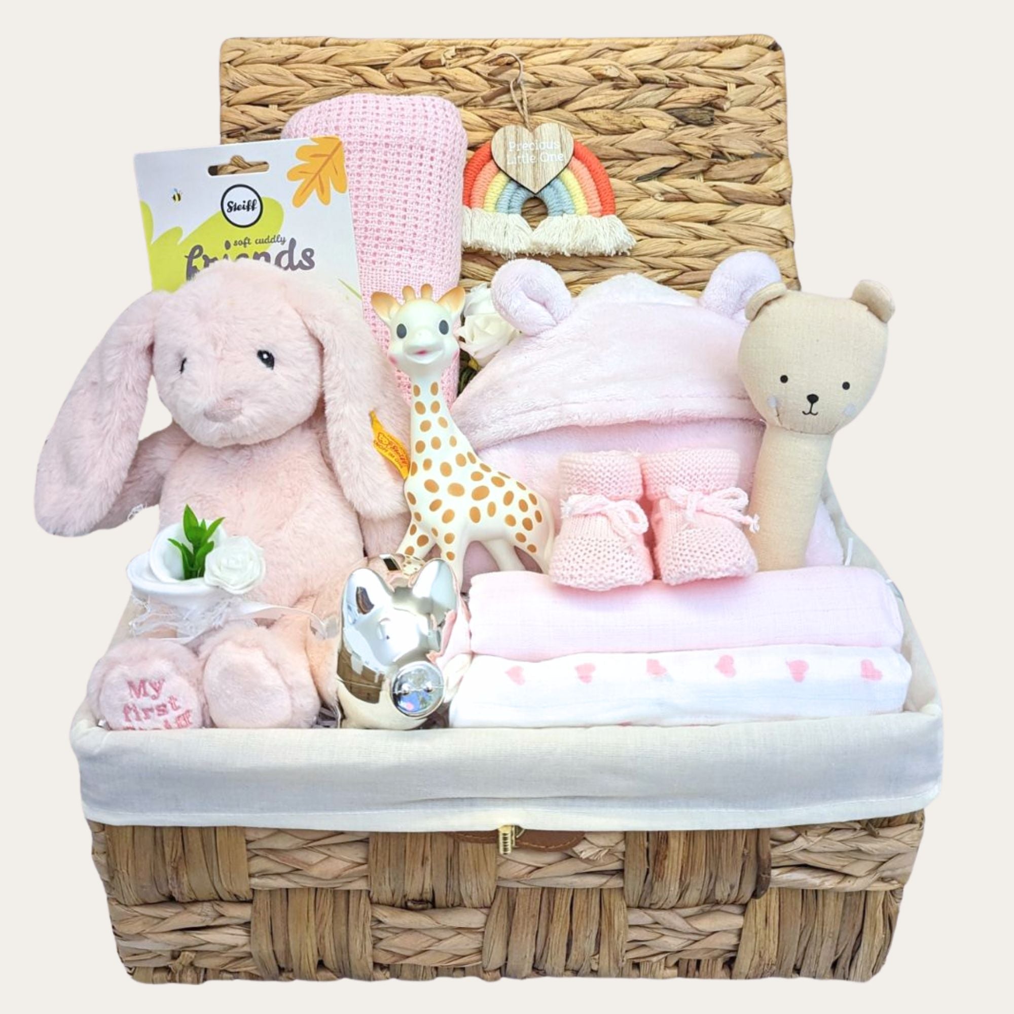 Personalised Baby Girl Hamper - Luxury Baby Girl Gifts - Bumbles & Boo