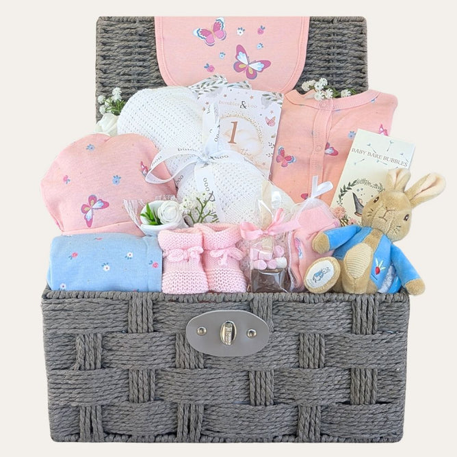 Baby Girl Hampers - Gorgeous Baskets for Girls - Bumbles & Boo