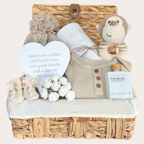 Baby Shower Gifts Basket - Pamper Hamper - Bumbles & Boo