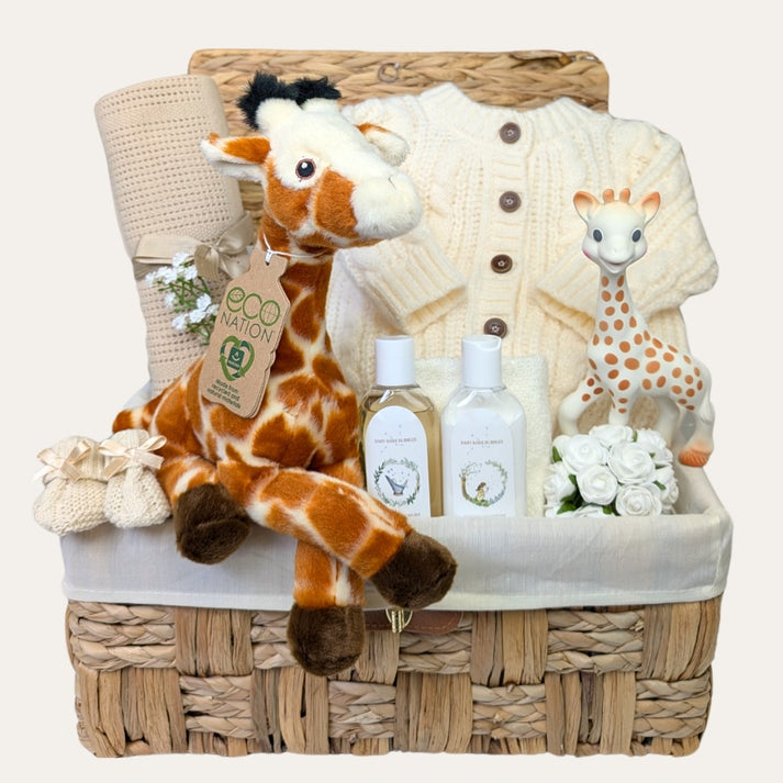 Snuggles Baby Hamper - Baby Shower Gifts Basket - Bumbles & Boo