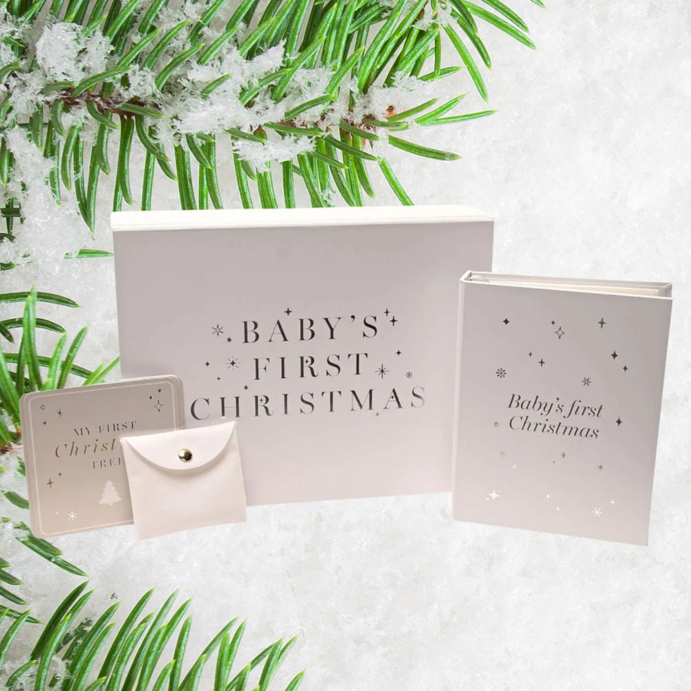 Baby's First Christmas Keepsake Memory Box - Bumbles & Boo