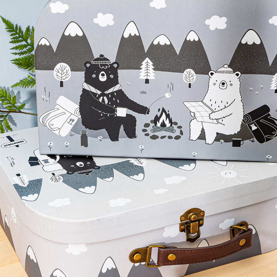 Unisex Bear Adventure Childrens Storage Suitcases - Set of 2 – Bumbles ...