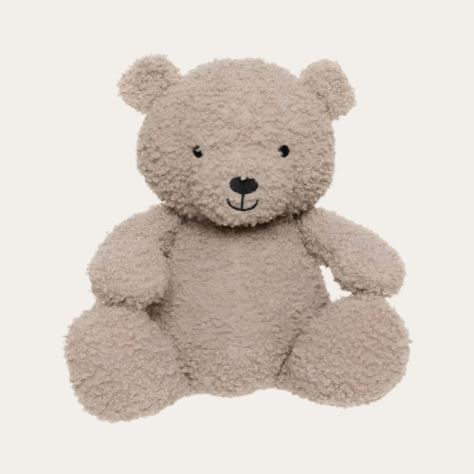 Cuddly Boucle Teddy Bear - Beige - Soft Toys - Bumbles & Boo