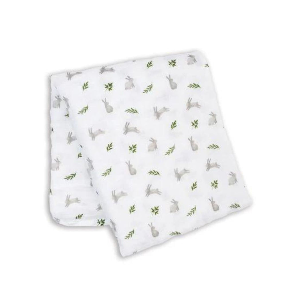 Muslin Swaddle - Bunnies 100% Cotton Blanket – Bumbles & Boo