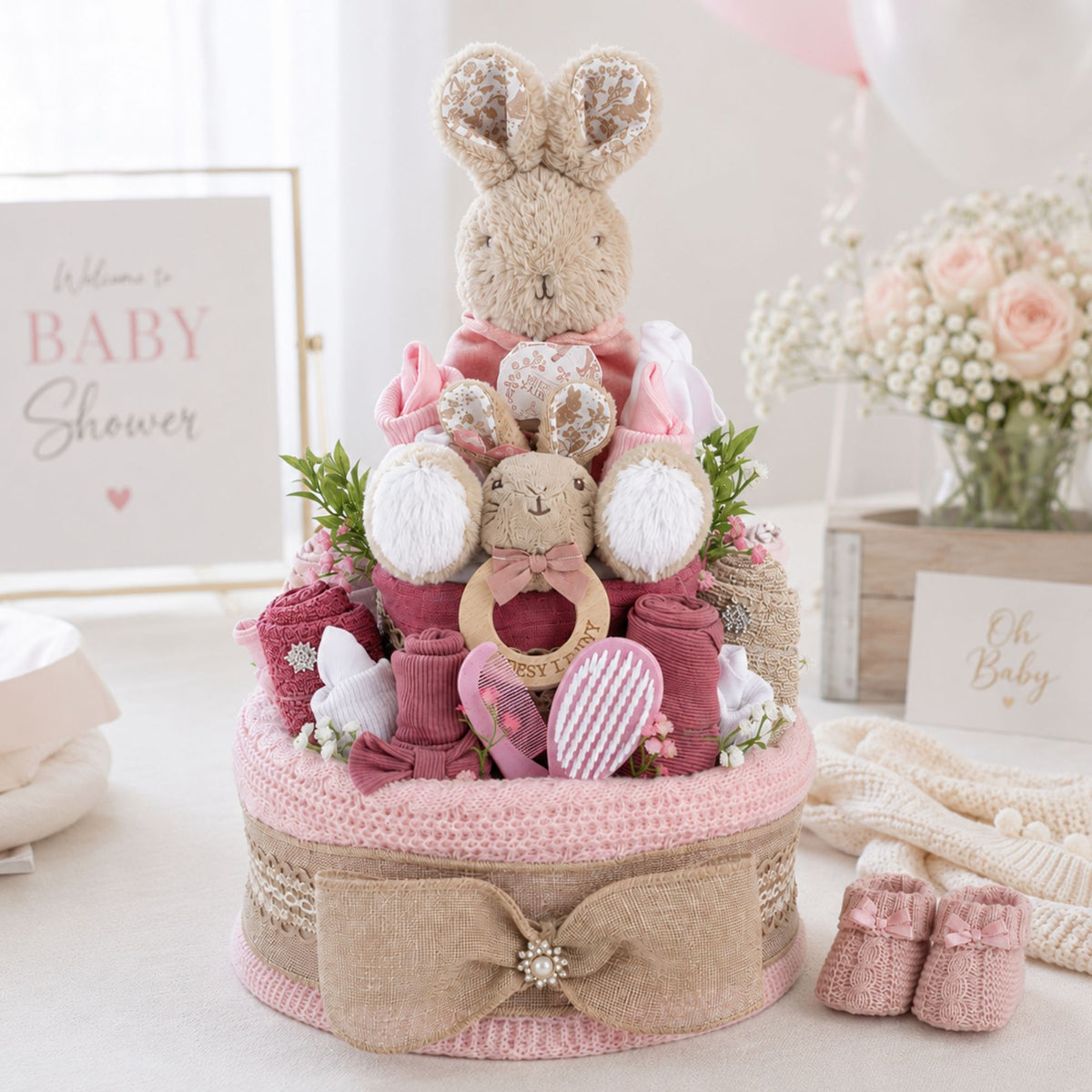 Nappy Cakes - Baby Celebration Cake UK - Bumbles & Boo
