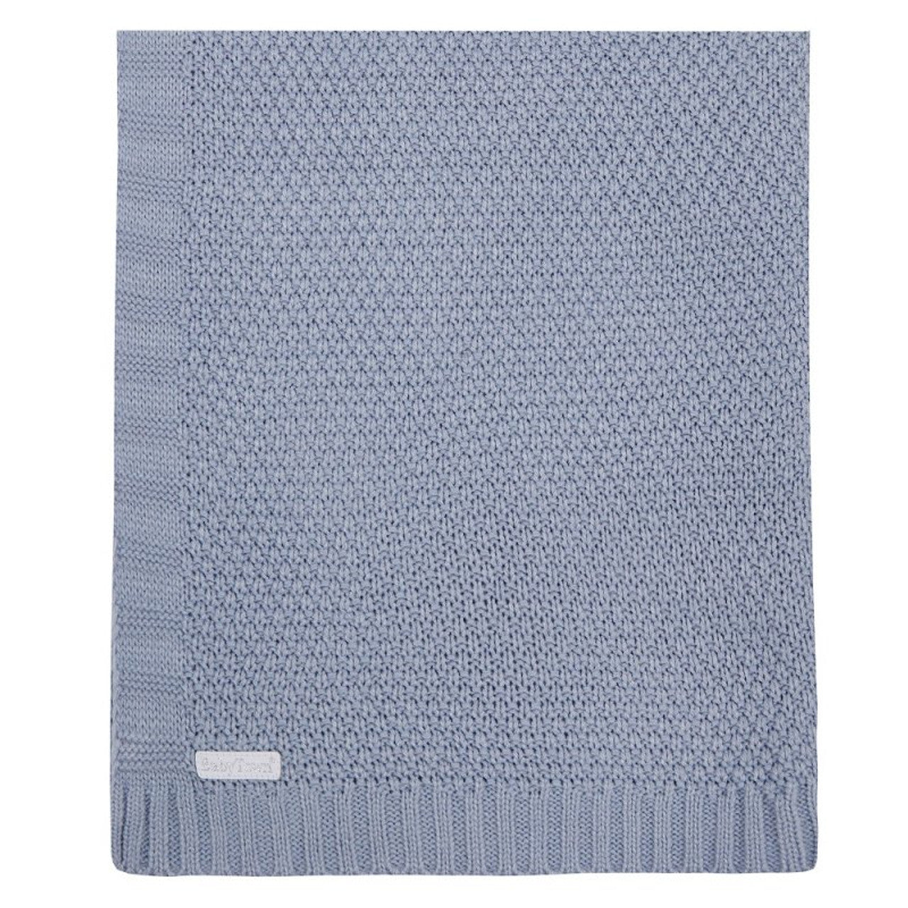 Dusky Blue Baby Blanket - Bumbles & Boo
