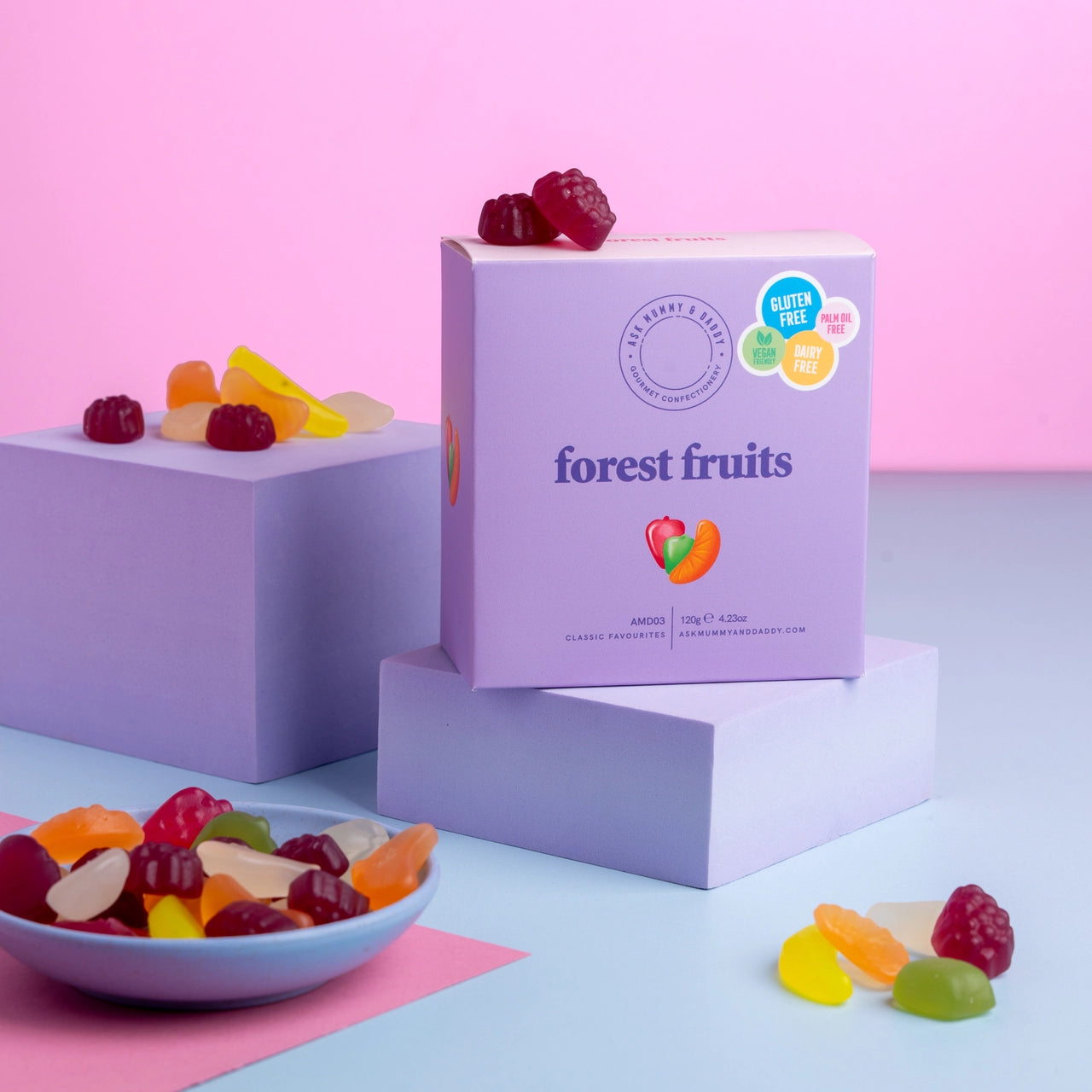 Forest Fruits Vegan Gift Box - Sweets - Bumbles & Boo