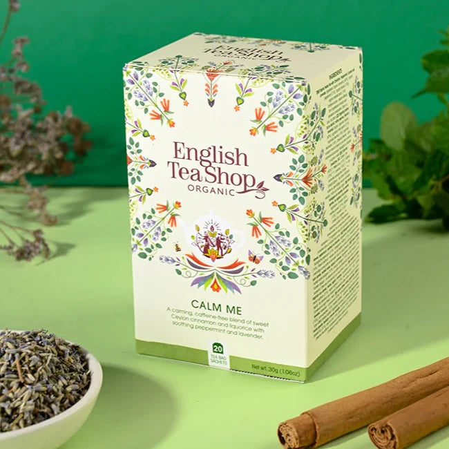 English Tea Shop - Calm Me Organic Herbal Tea - 20 Bags - Bumbles & Boo