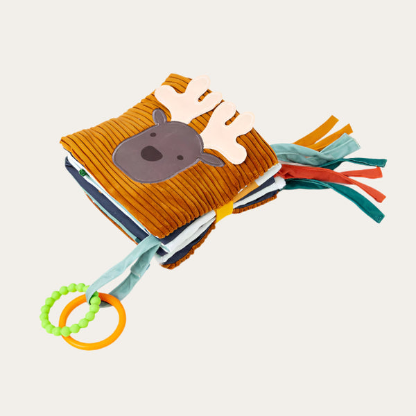 Soft 2 in 1 Sensory Unfoldable Activity Book - Forest Cot – Bumbles & Boo