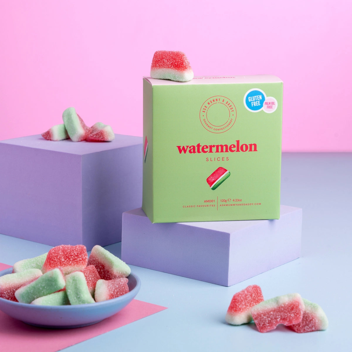 Watermelon Slices Gift Box - Sweets - Bumbles & Boo