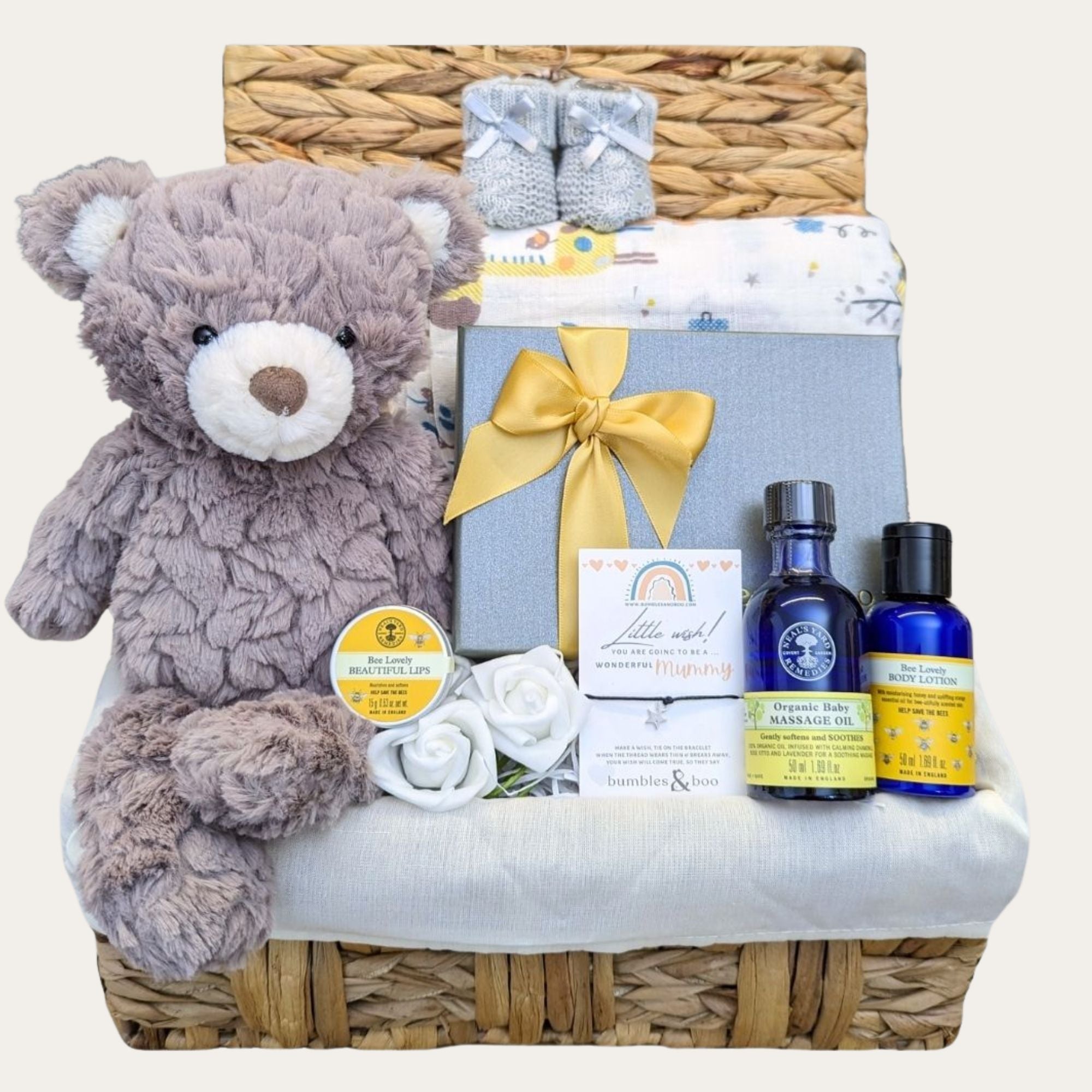 Mum to be Basket - Bee Lovely | Mother to Be Gifts | Bumbles & Boo
