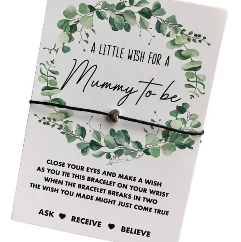Mummy To Be Wish Bracelet – Mum To Be Gift – Bumbles & Boo
