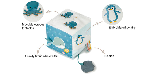 Activity cube Sensory Play and Discover - Ocean – Bumbles & Boo