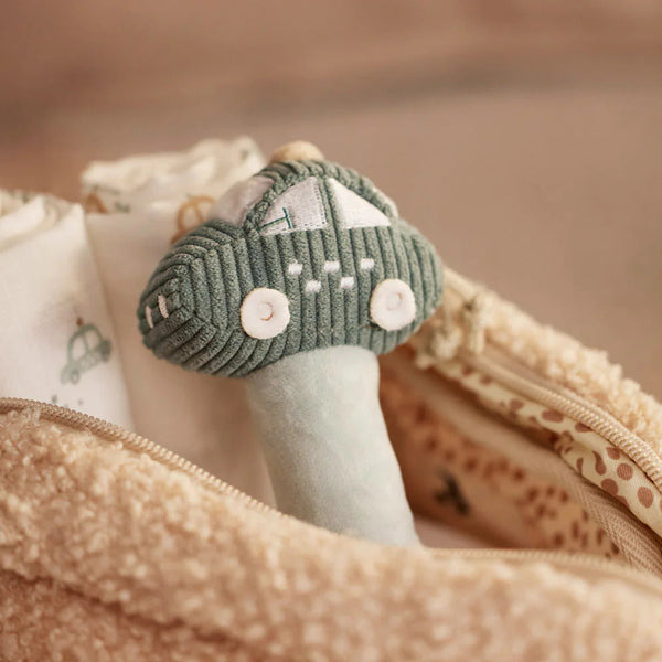 Cloud Blue Car Rattle Toy - Bumbles & Boo