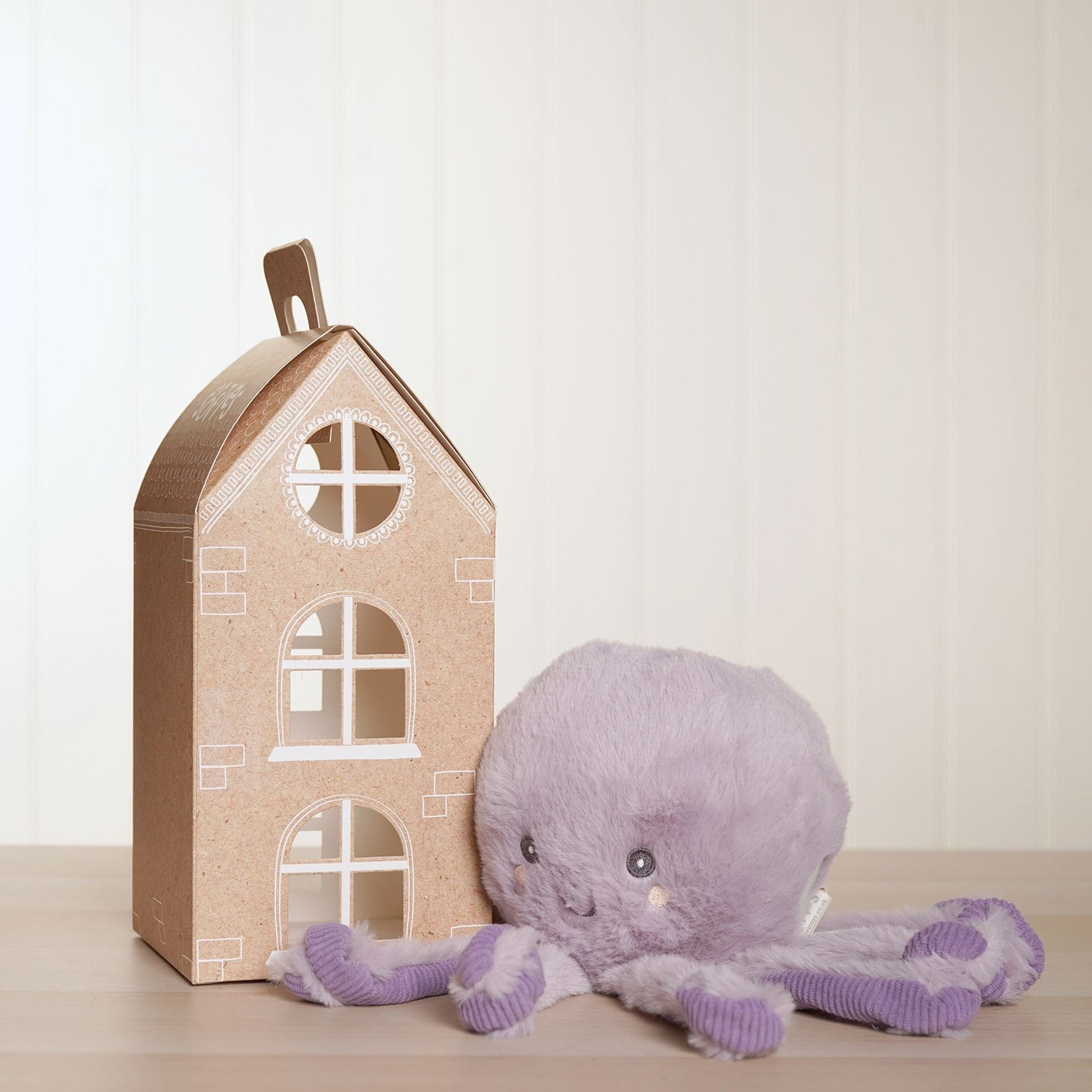 Otto the Octopus Lilac Soft Cuddly Toy - Bumbles & Boo