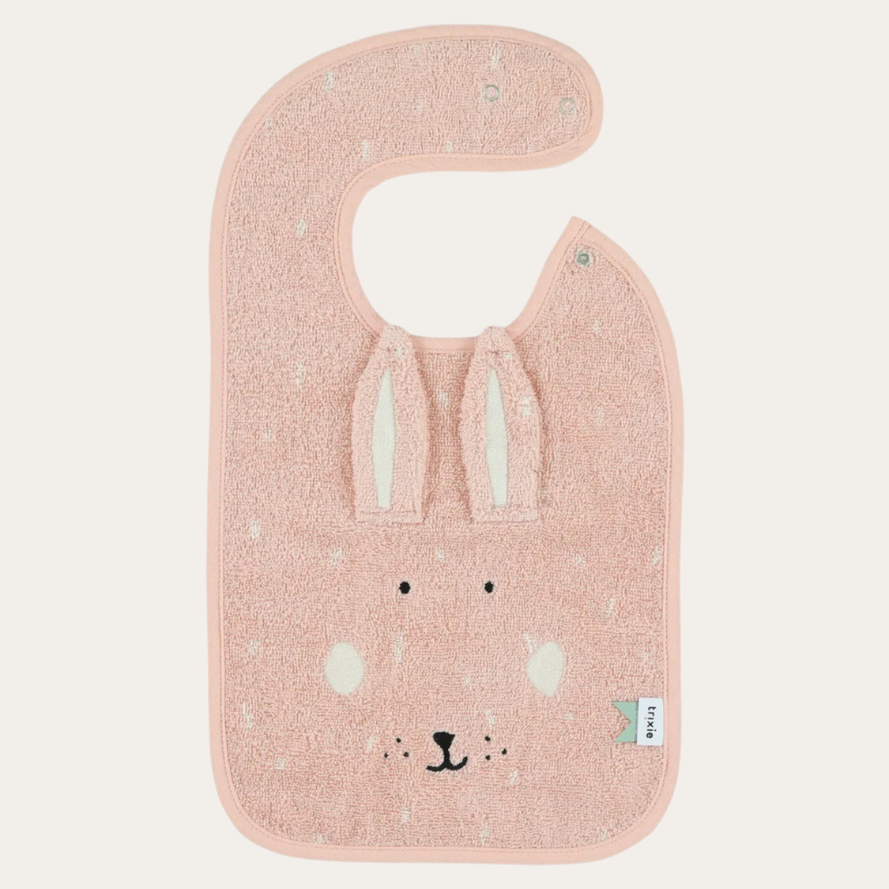 Organic Bib Mrs Rabbit Feeding - Baby Bibs - Bumbles & Boo