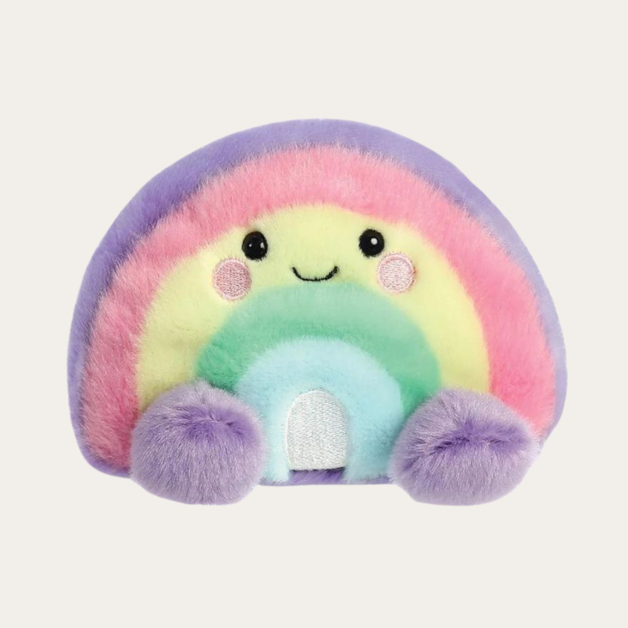 Pastel Rainbow Plush Cuddle Toy - Soft Baby Toys - Bumbles & Boo