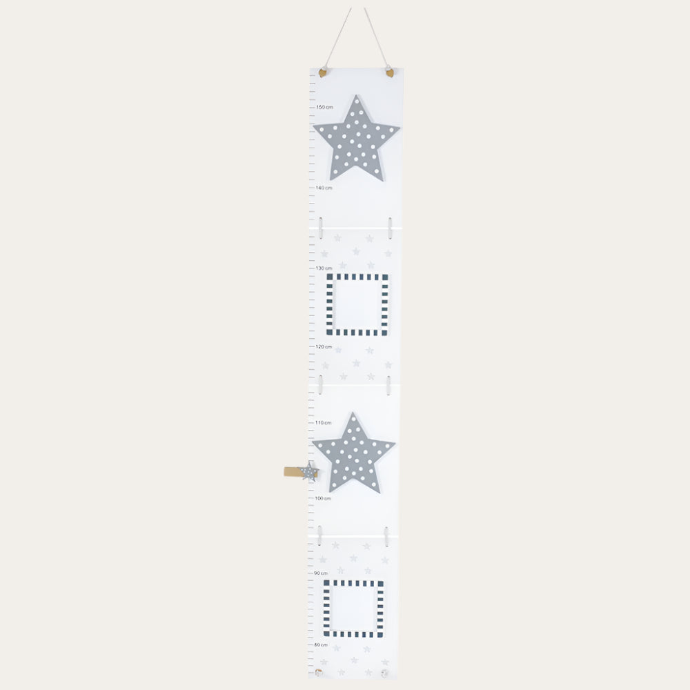 Growth Height Chart Grey Star Keepsake – Bumbles & Boo