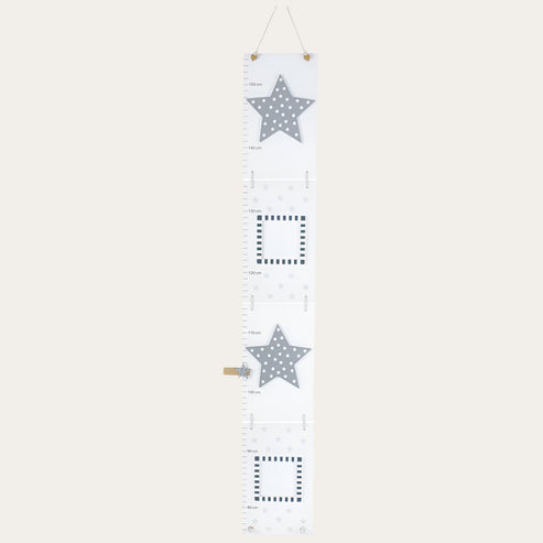 Growth Height Chart Grey Star – Bumbles & Boo
