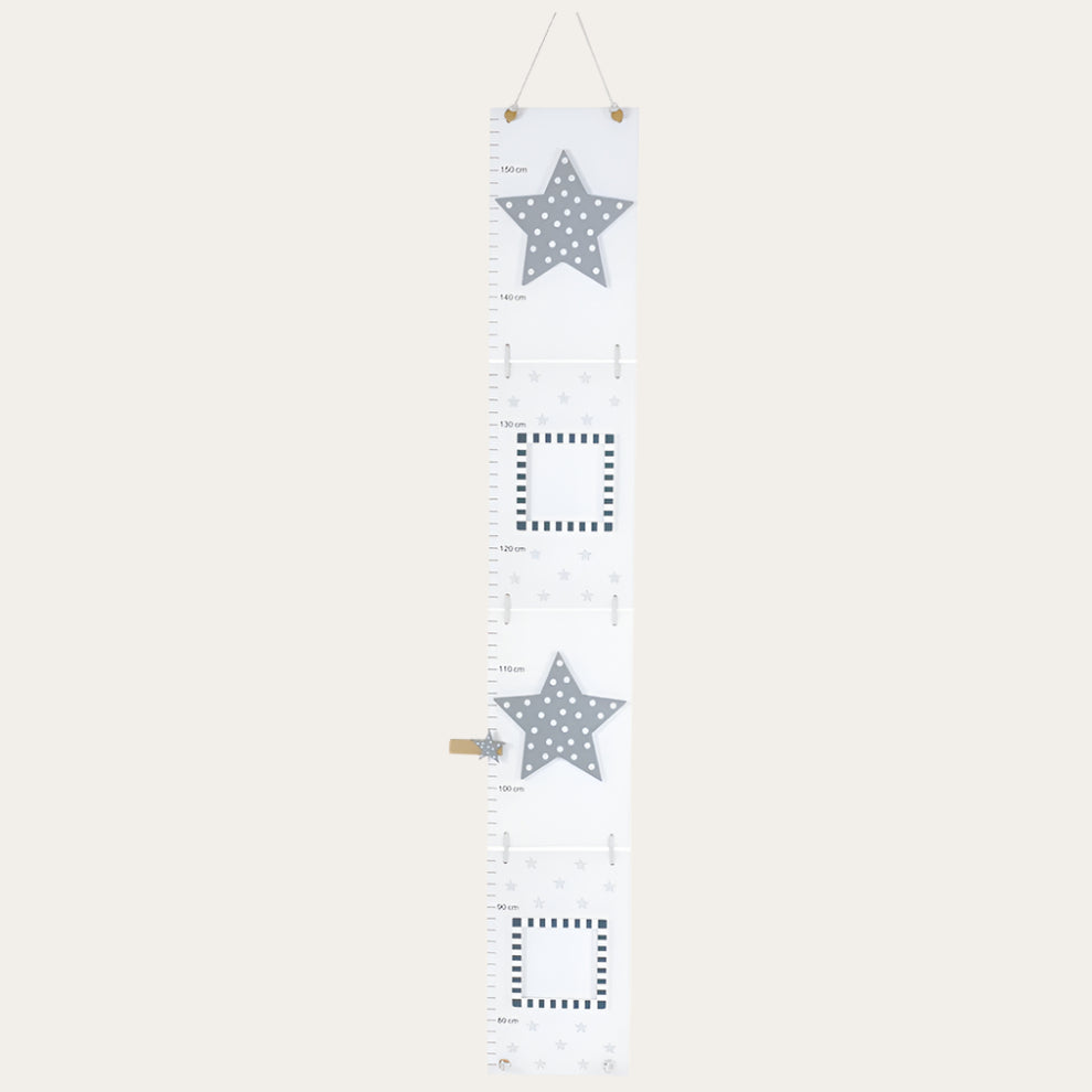 Growth Height Chart Grey Star – Bumbles & Boo