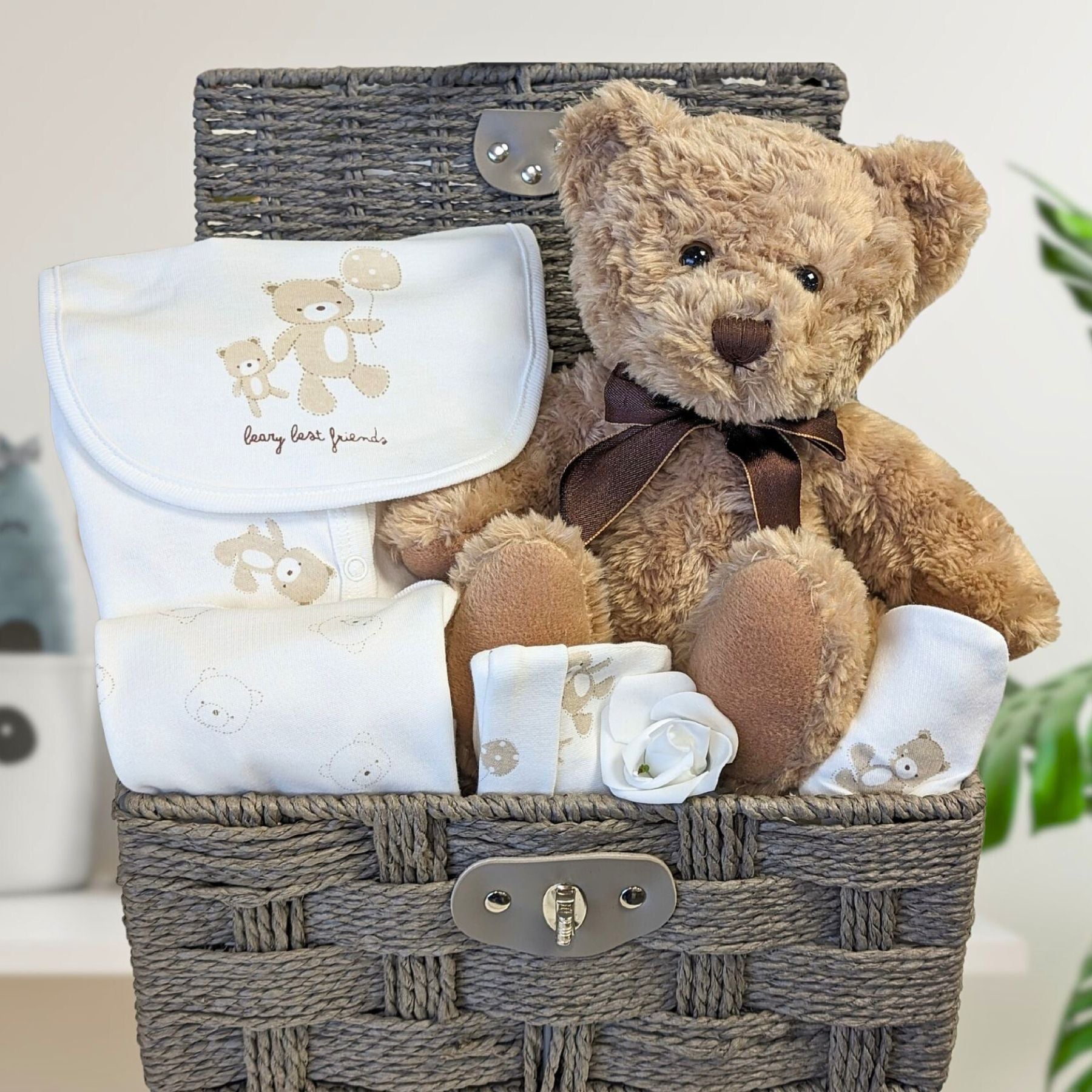 Baby Gift Basket - Beary Best Friends | New Baby Gifts | Bumbles & Boo