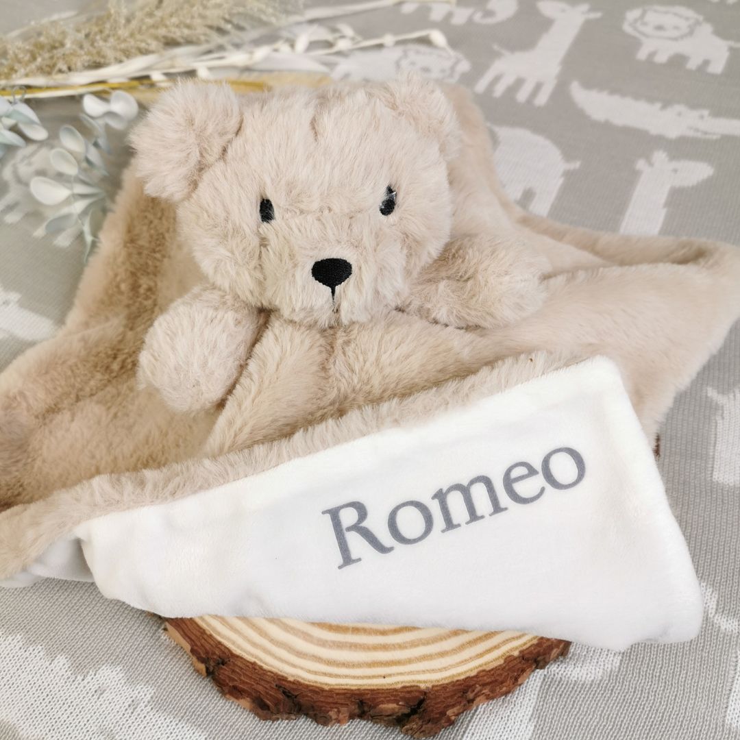Teddy Bear Comforting Blanket – Bumbles & Boo