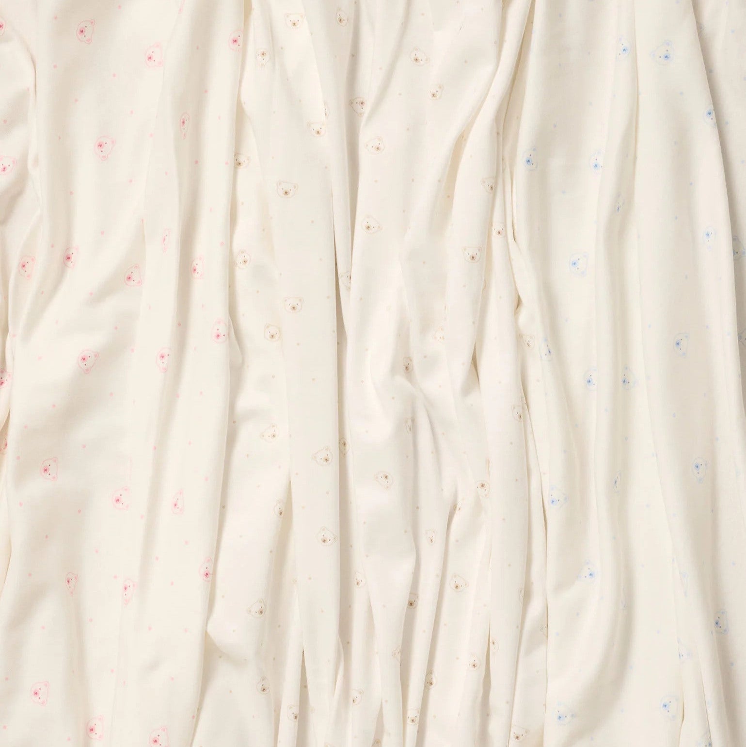 Organic Vanilla Blanket with Bear Print - Bumbles & Boo