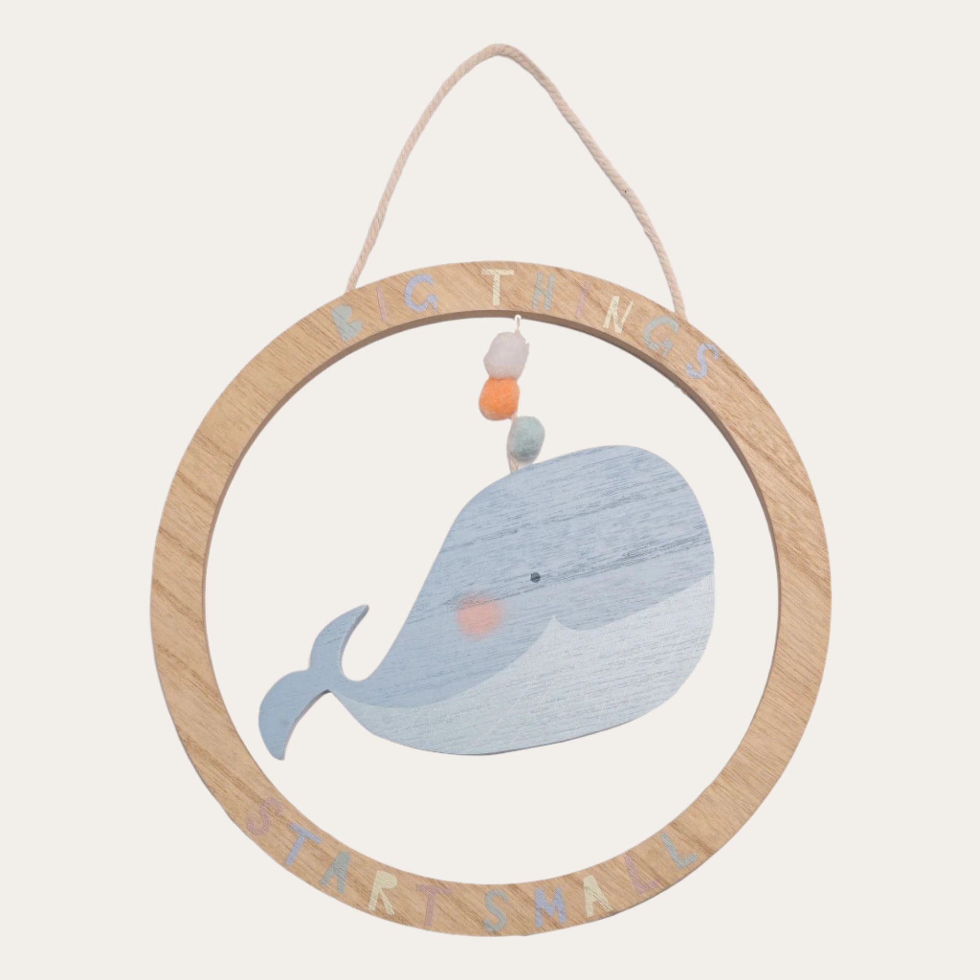 Nursery Plaque 'Whale' Plaque – Bumbles & Boo