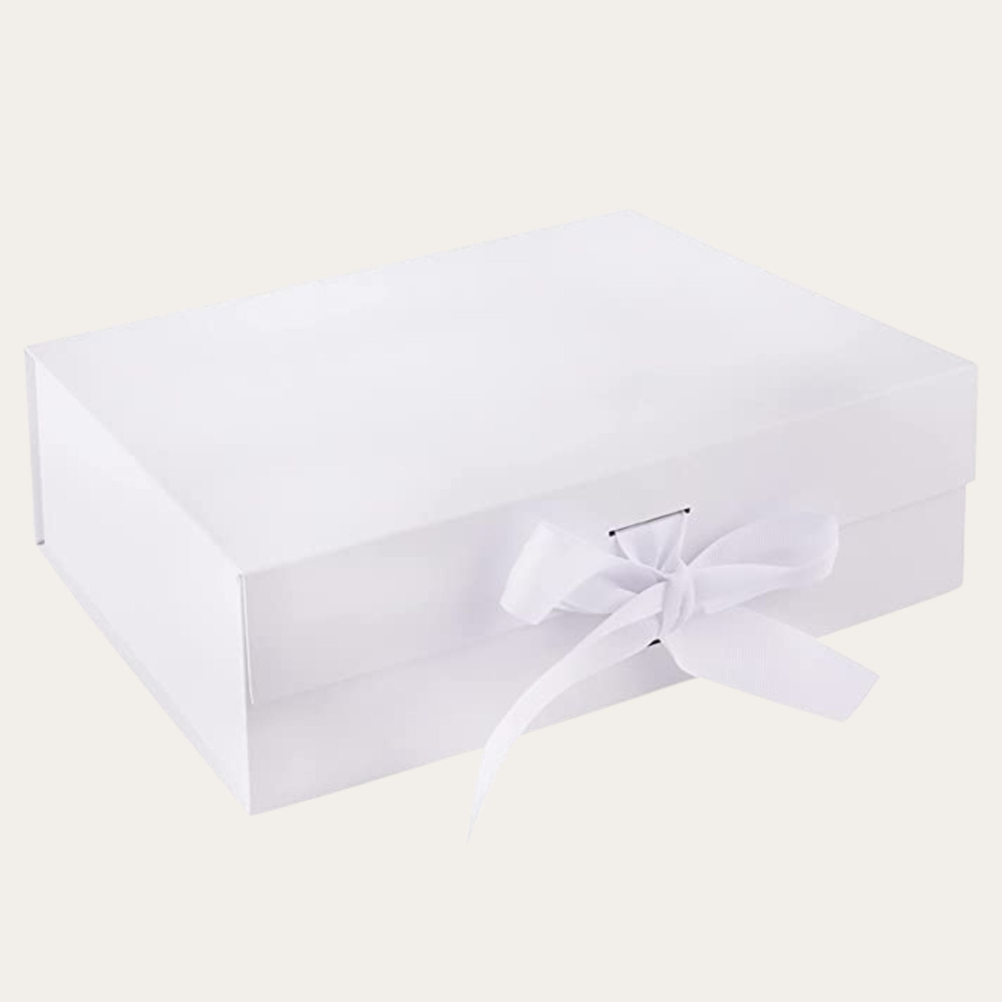 Empty Hamper Boxes: White Magnetic Gift Box – Bumbles & Boo