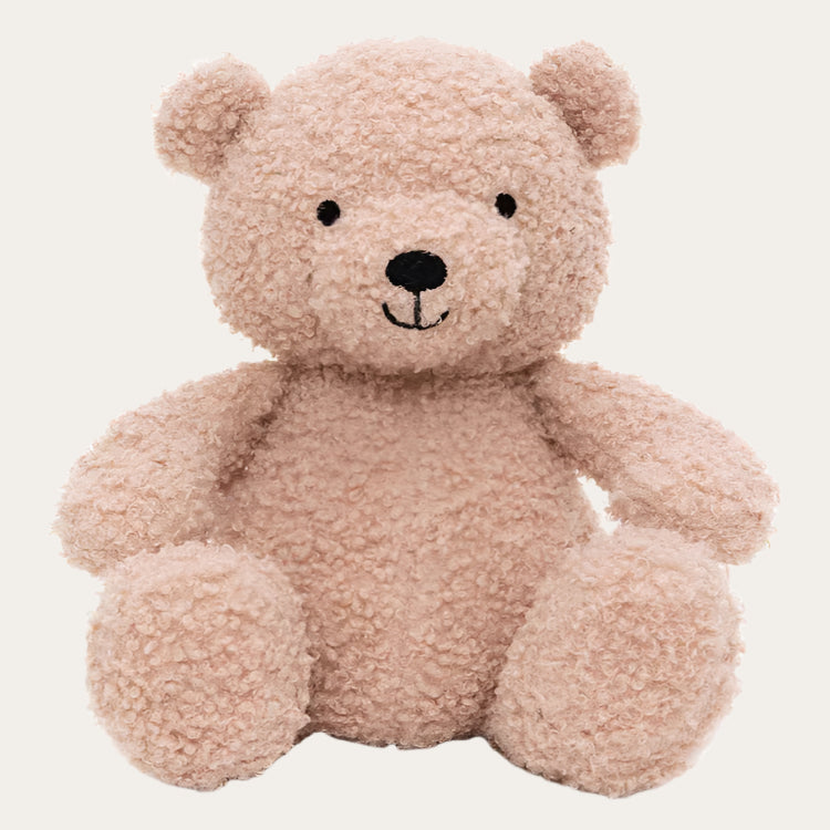 Cuddly Soft Toy Teddy Bear in Wild Rose – New Baby Gift – Bumbles & Boo