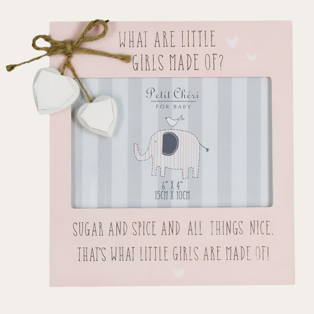Pink Little Girls Photo Frame 6x4in | Picture Frames | Bumbles & Boo