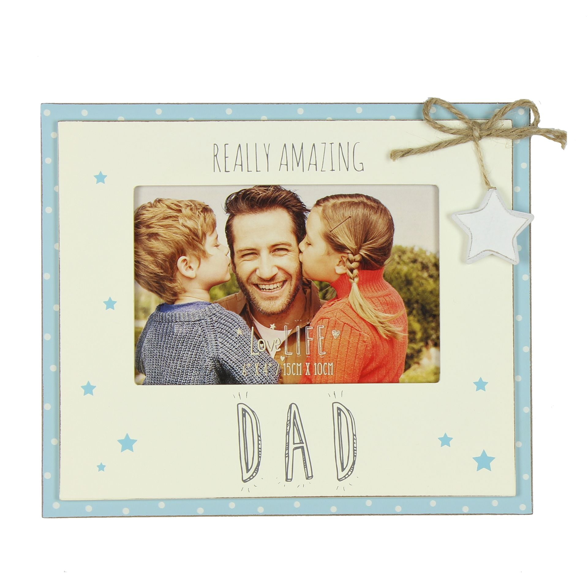 Picture Photo Frame 'Amazing Dad' Star – Bumbles & Boo